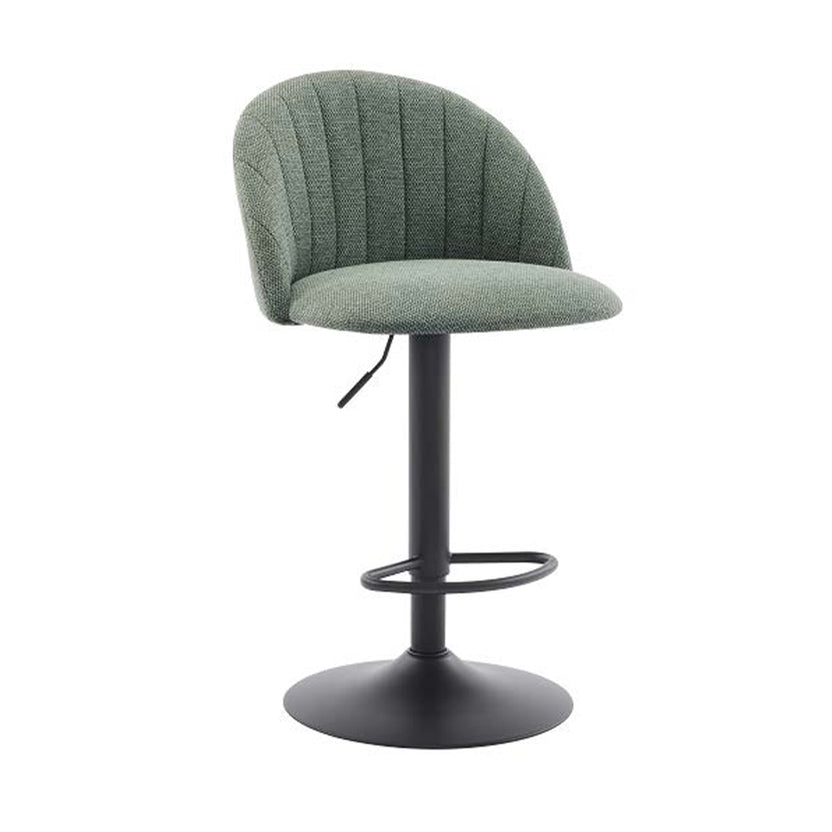 The Richmond 01- Sage Fabric Bar Stool – The Furniture Edition